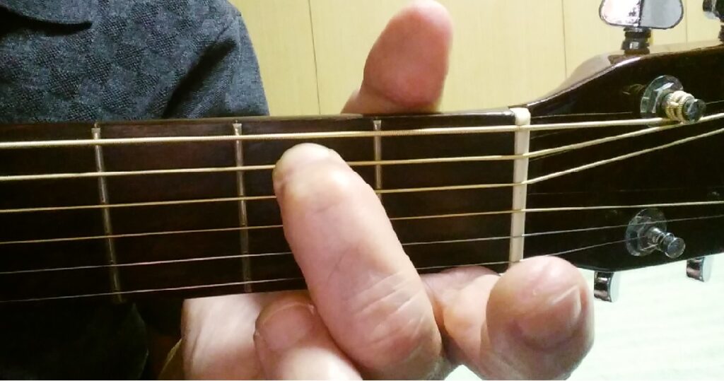 コードの押さえ方（ E , EMaj7 , E7 , Esus4 , Em , Em7 )